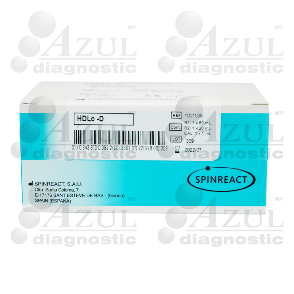 HDL- COLESTEROL DIRECTO (1 x 60mL /1x 20mL) (Spinreact) – Azul Diagnostic