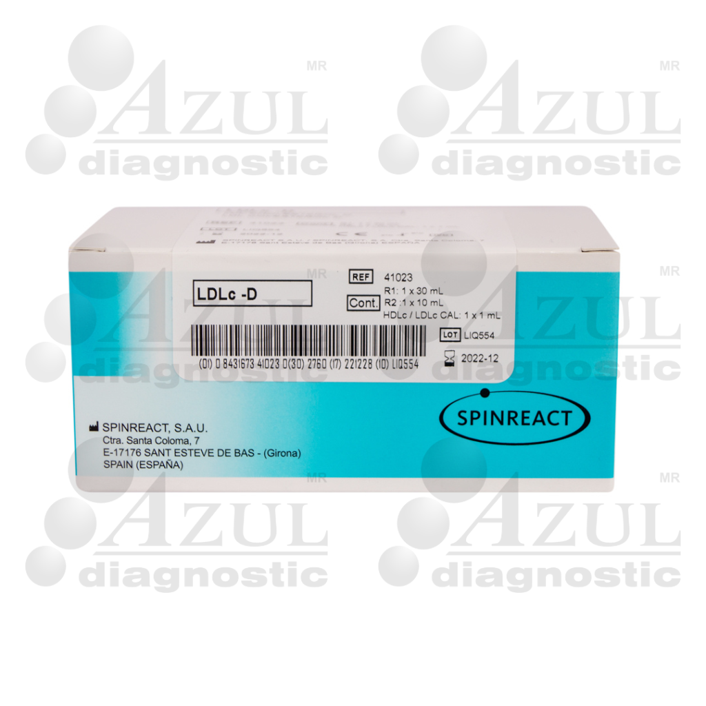 LDL COLESTEROL DIRECTO (R1:30, R2:10 mL) (Spinreact) – Azul Diagnostic
